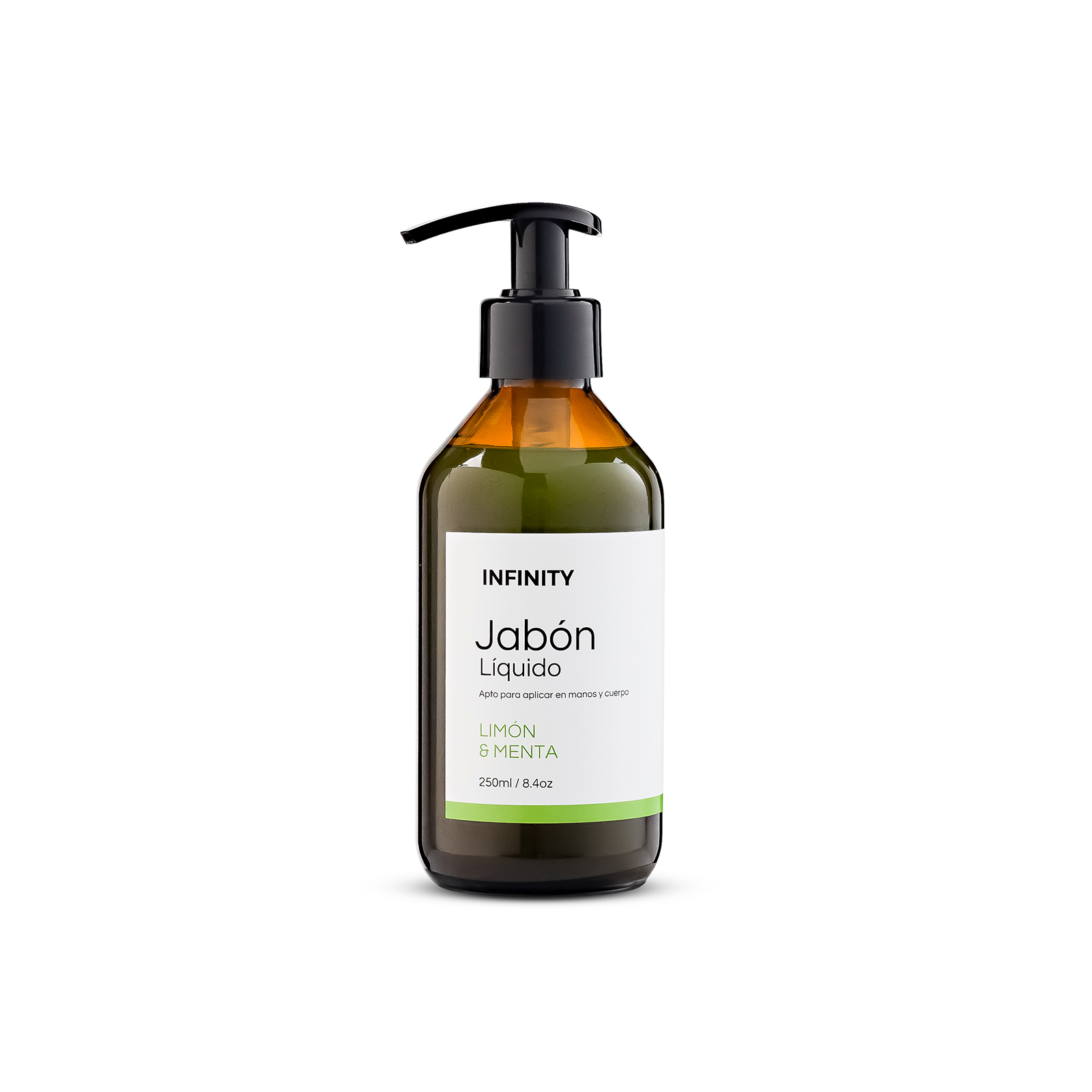 Jabón Líquido Natural — Limón & Menta – INFINITY HOME